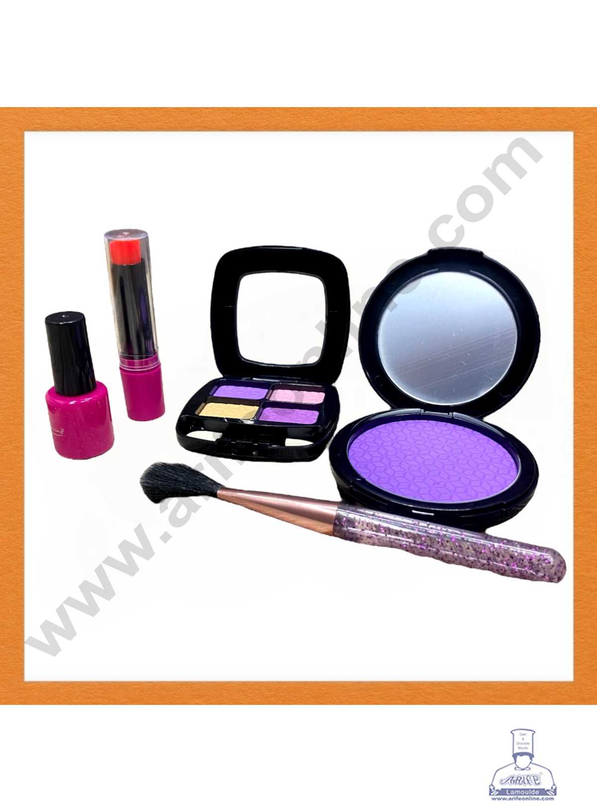 CAKE DECOR™ 5 Pieces Make Up Set Toys Cake Toppers (SB-T-CJ008) – Arife ...
