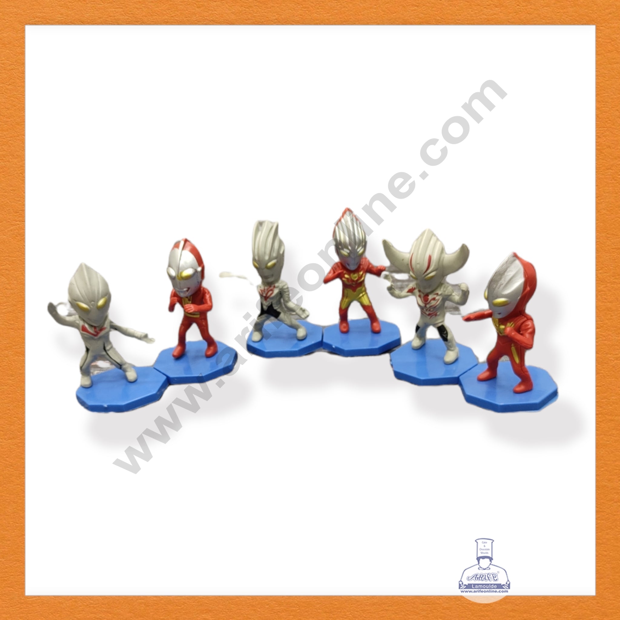 CAKE DECOR™ 6 Pieces Ultraman Toys for Cake Toppers SBTO-032 – Arife ...