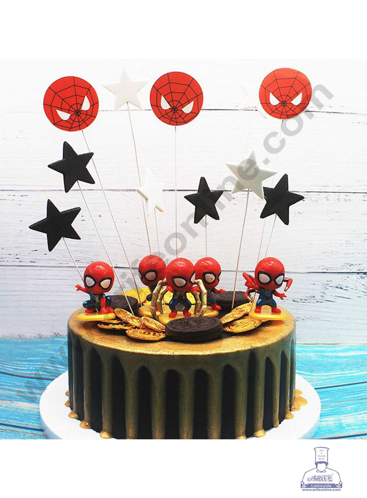 CAKE DECOR™ 8 Pieces Spider-Man Toys Cake Toppers (SB-T-QZ8-8) – Arife ...