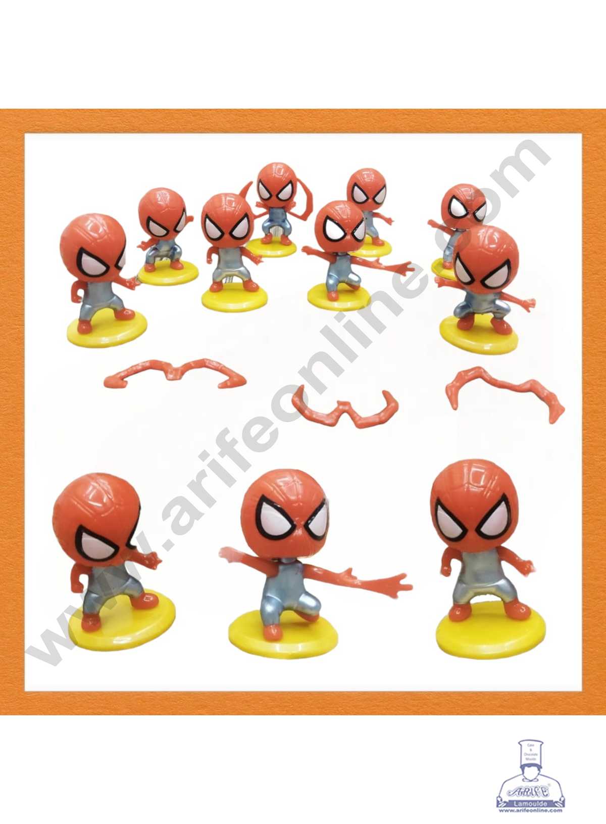 CAKE DECOR™ 8 Pieces Spider-Man Toys Cake Toppers (SB-T-QZ8-8) – Arife ...