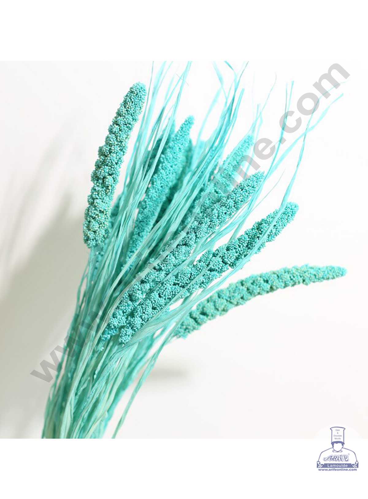 CAKE DECOR™ Cyan Color Natural Flower Dried Millets For Cake Decoratio ...