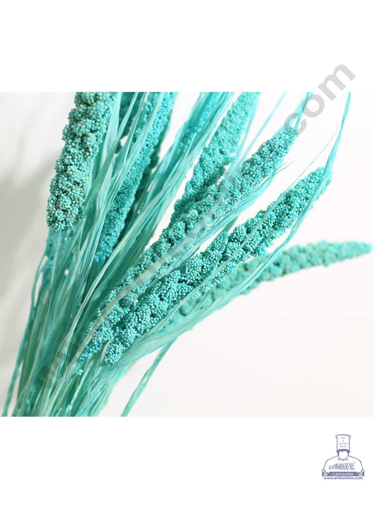 CAKE DECOR™ Cyan Color Natural Flower Dried Millets For Cake Decoratio ...