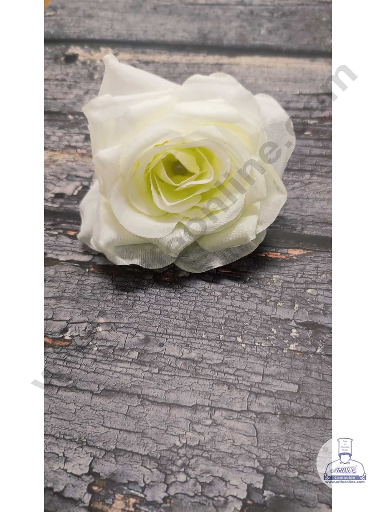 CAKE DECOR™ Large Rose Artificial Flower For Cake Decoration – White ...