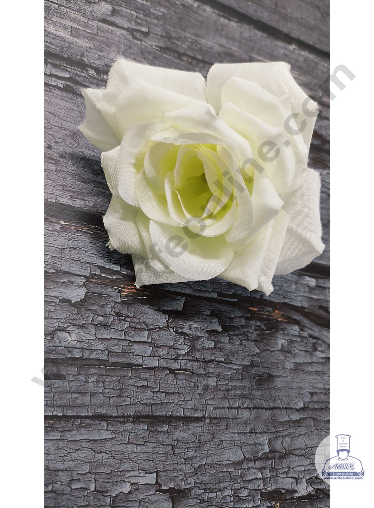 CAKE DECOR™ Large Rose Artificial Flower For Cake Decoration – White ...