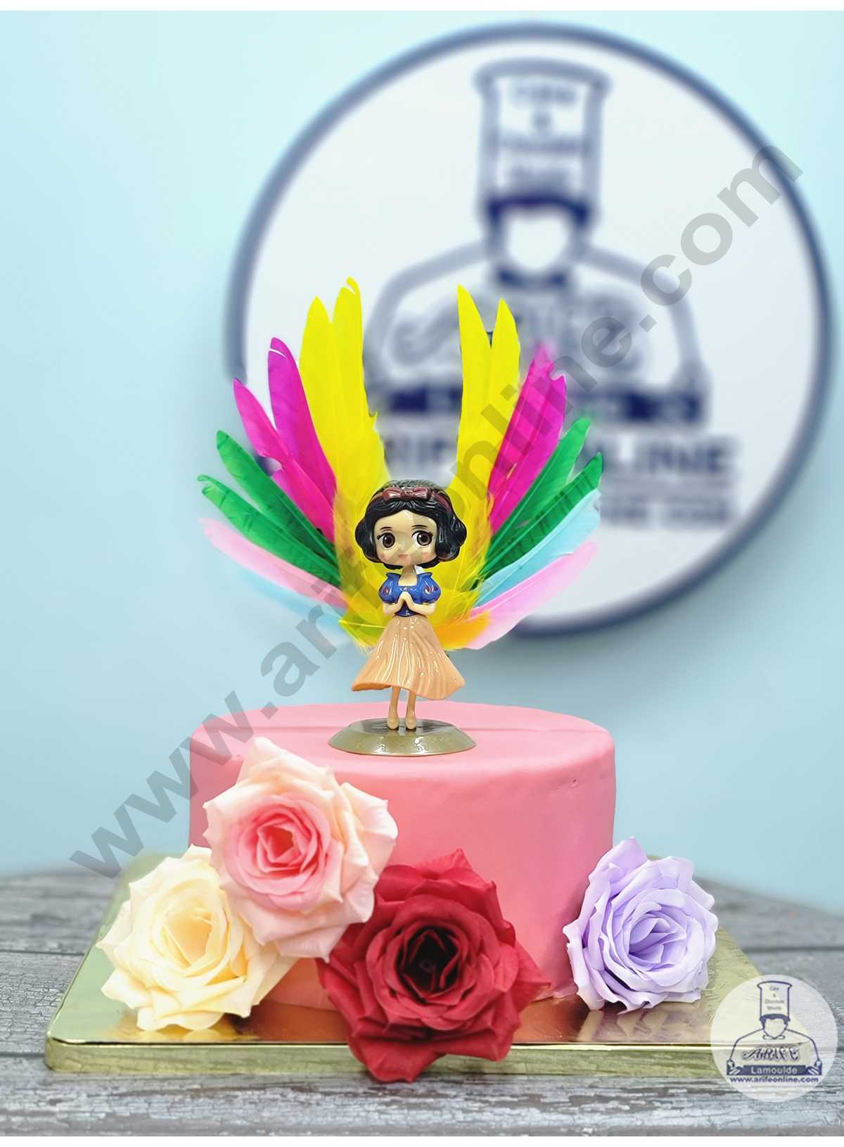 CAKE DECOR™ Multi-Color Wing Feather Topper For Cake Decorations - Mul ...