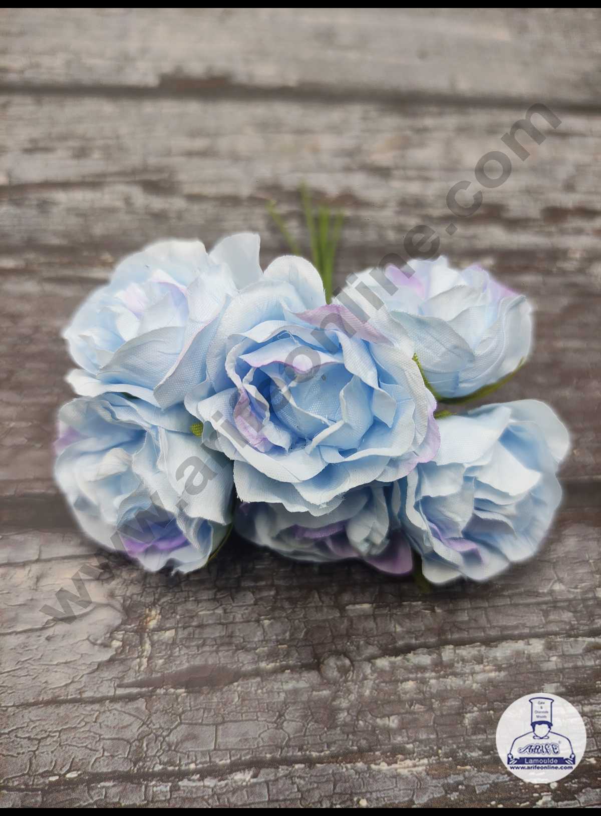 CAKE DECOR™ New Small Rose Artificial Flower For Cake Decoration – Blu ...