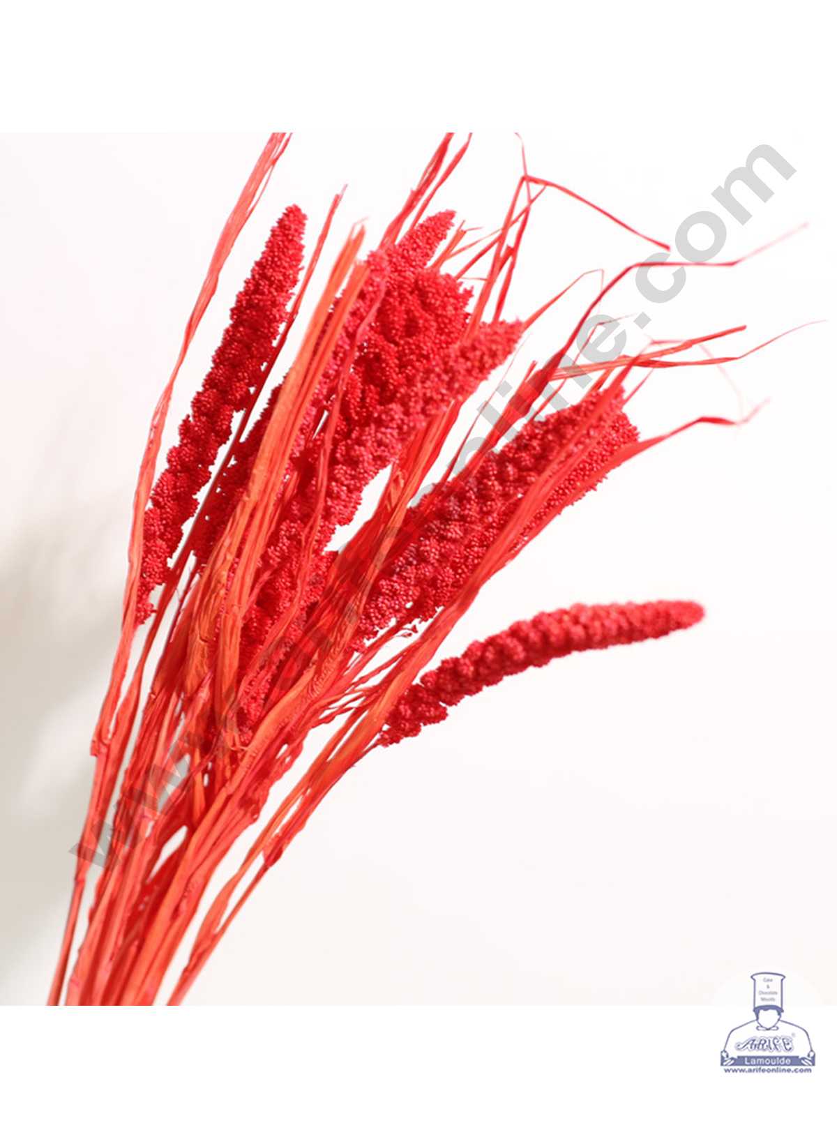 CAKE DECOR™ Red Color Natural Flower Dried Millets For Cake Decoration ...