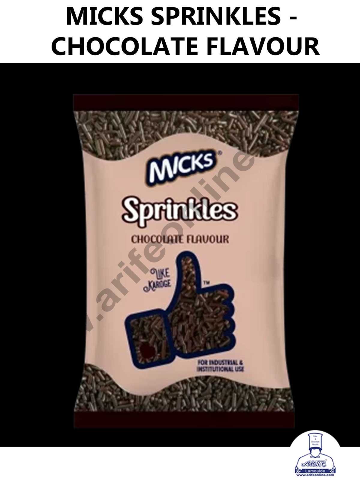 MICKS Sprinkles - Chocolate Flavour (200 G Pack) – Arife Online Store