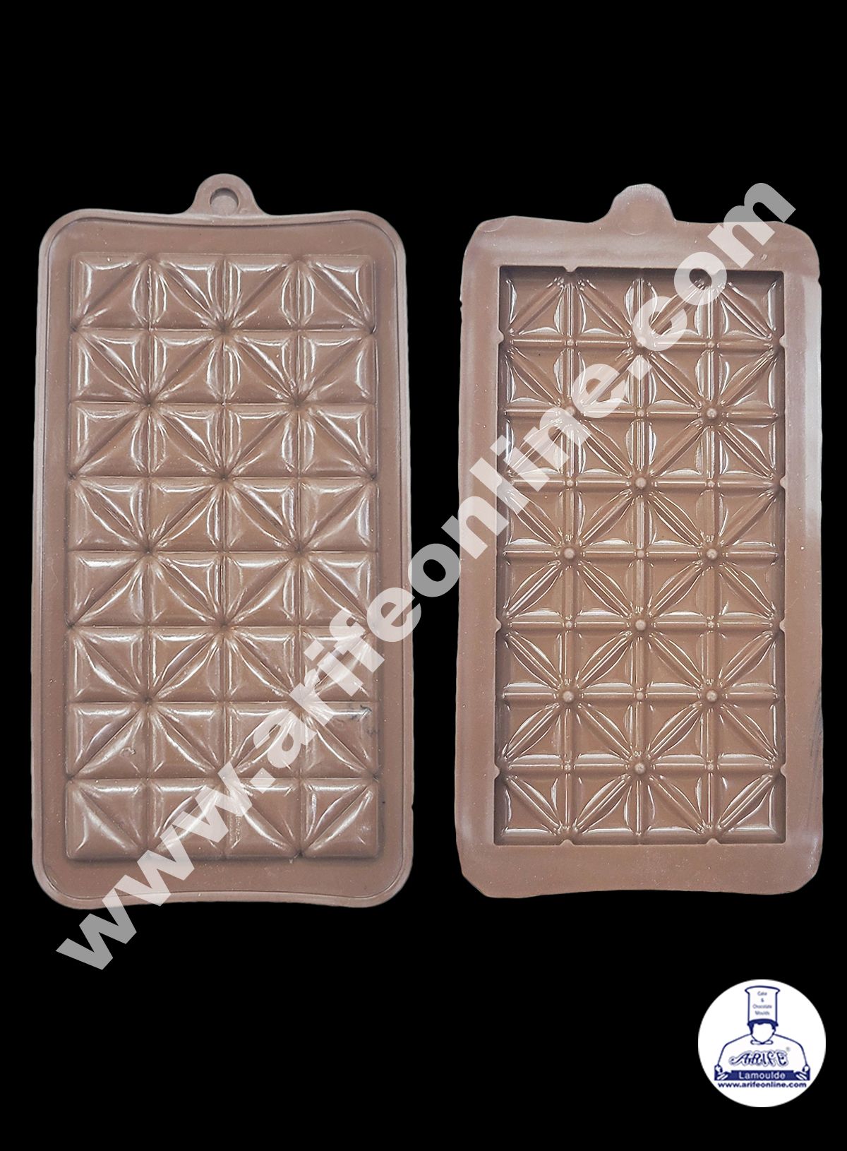Cake Decor 1 Cavity Mini Triangle Geometric Shape Silicone Bar Mold Ch ...