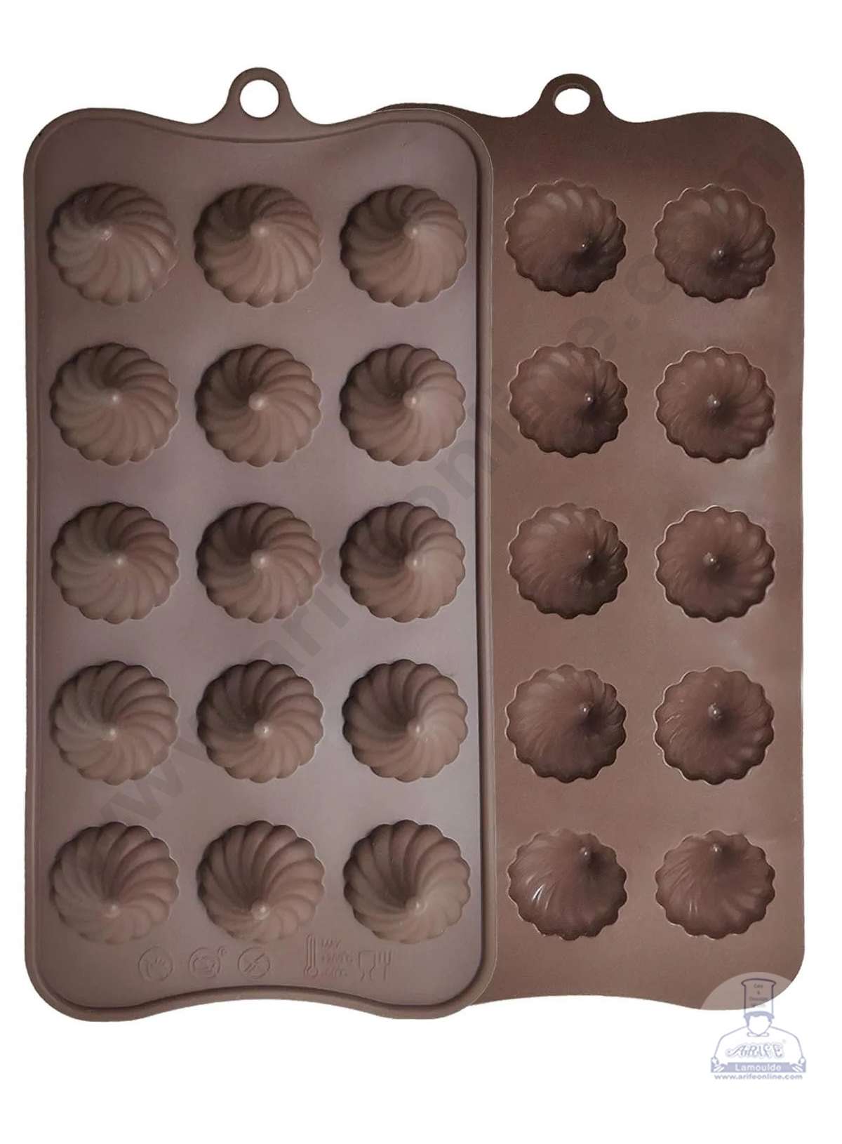 Home Cake Decor 15 Cavity Modak Shape Chocolate Mould Ganesh Chaturti ...