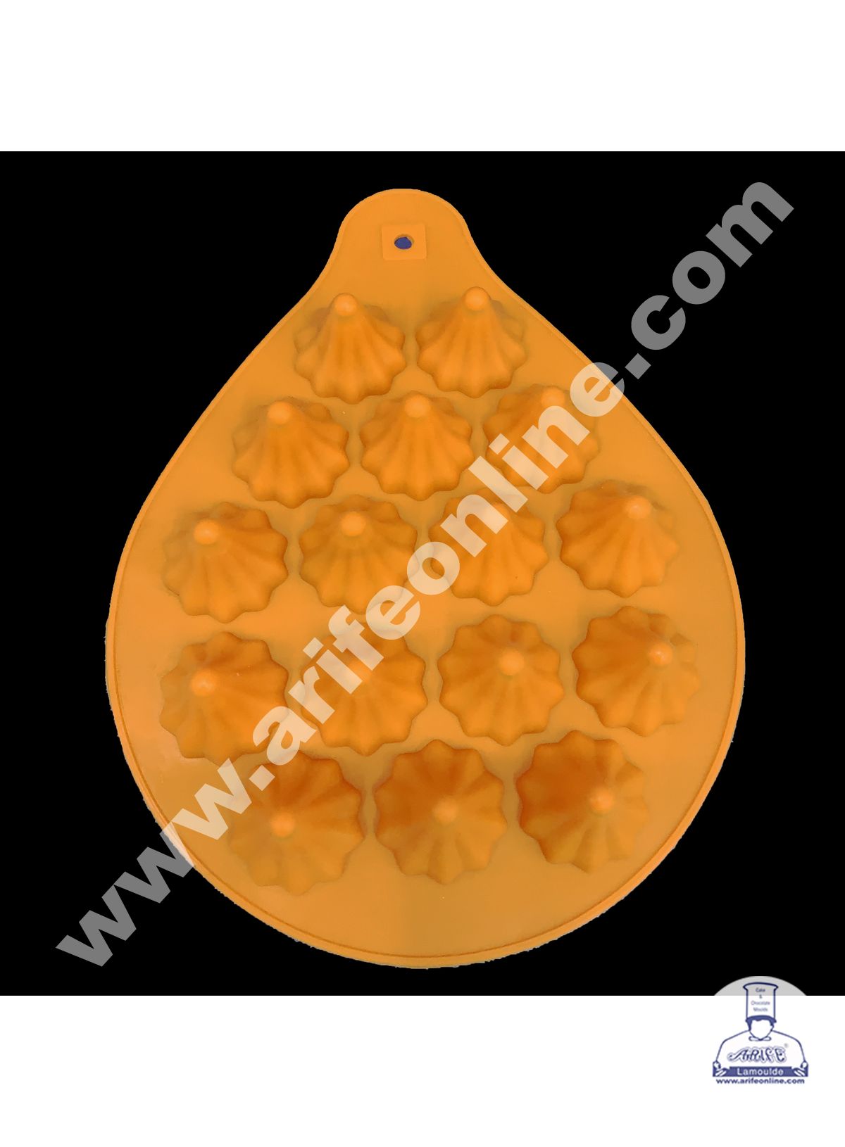 Cake Decor 16 Cavity Modak Shape Chocolate Mould, Ganesh Chaturti Fest ...