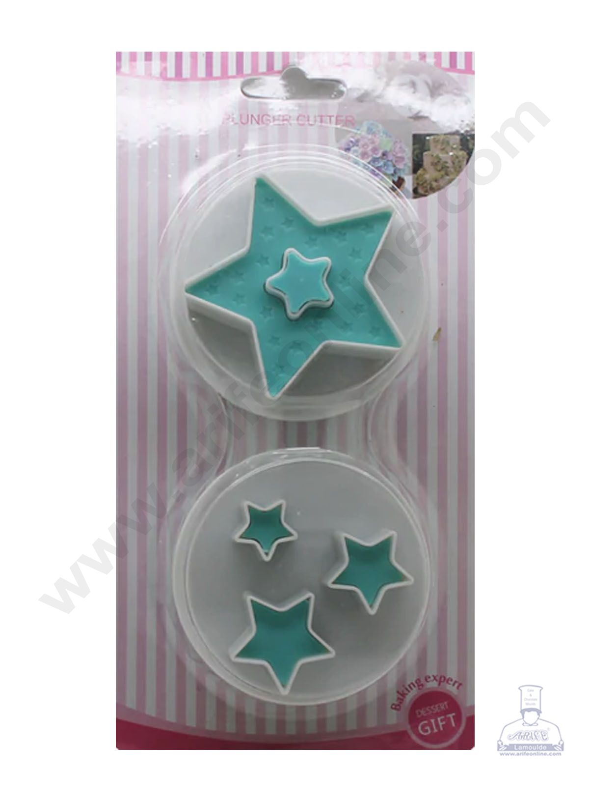 Cake Decor™ 2 pcs Star Shape Plunger Fondant Cutter (SBS-815) – Arife ...