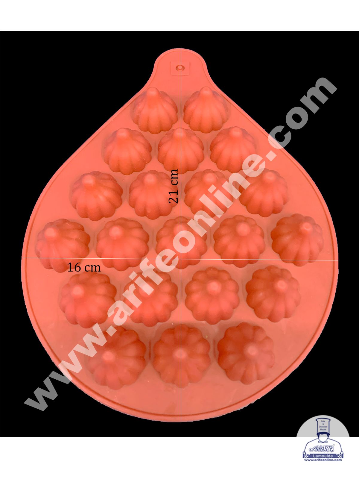 Cake Decor 21 Cavity Modak Shape Chocolate Mould, Ganesh Chaturti Fest ...