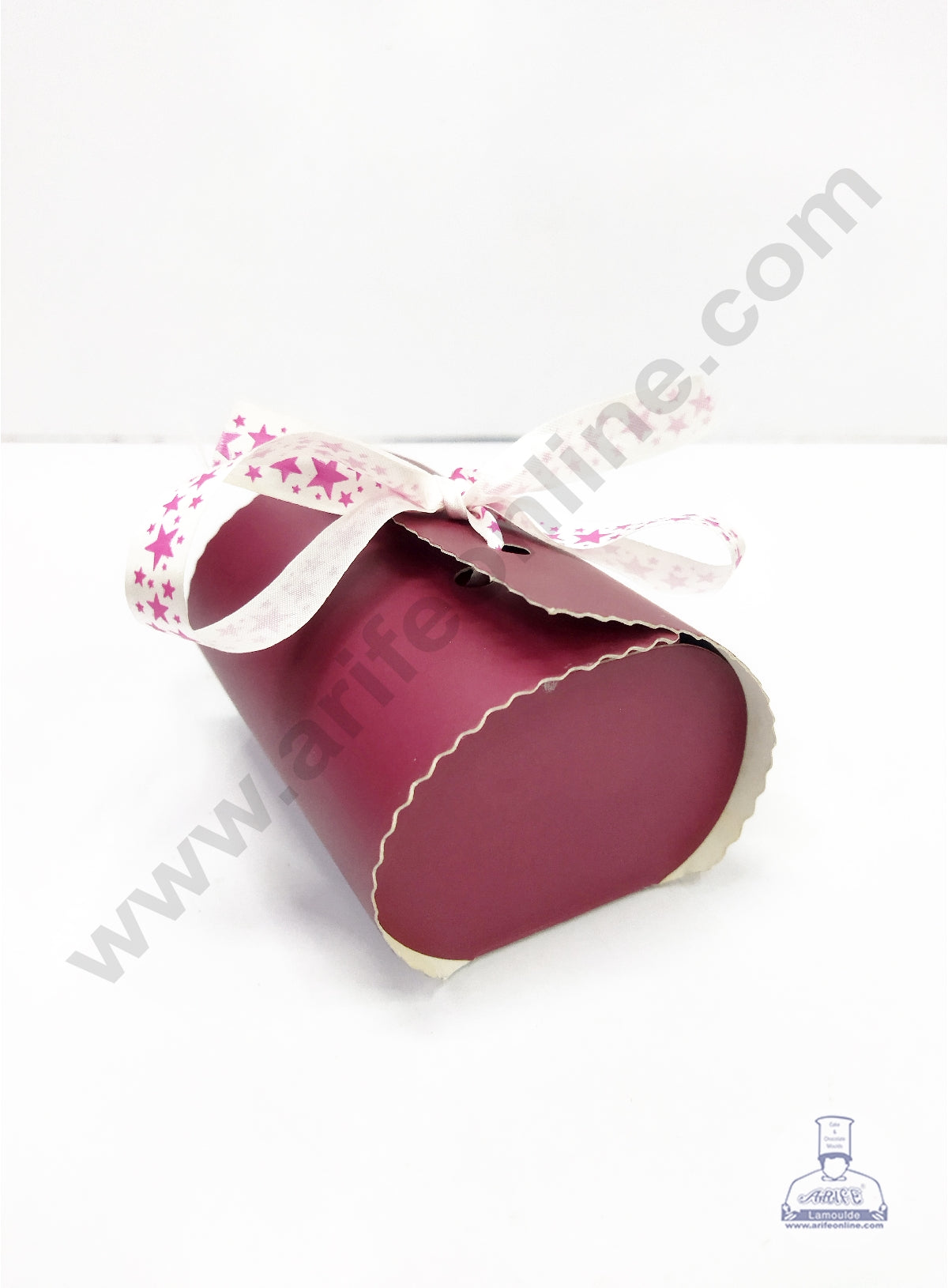 Cake Decor Cardboard Paper Chocolate Boxes - Maroon (Pack of 10pcs) SB ...