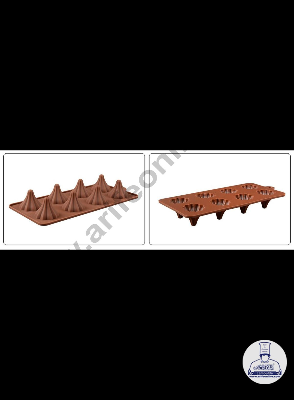 Cake Decor Modak Shape 8 Cavity Chocolate Mould, Ganesh Chaturti Festi ...