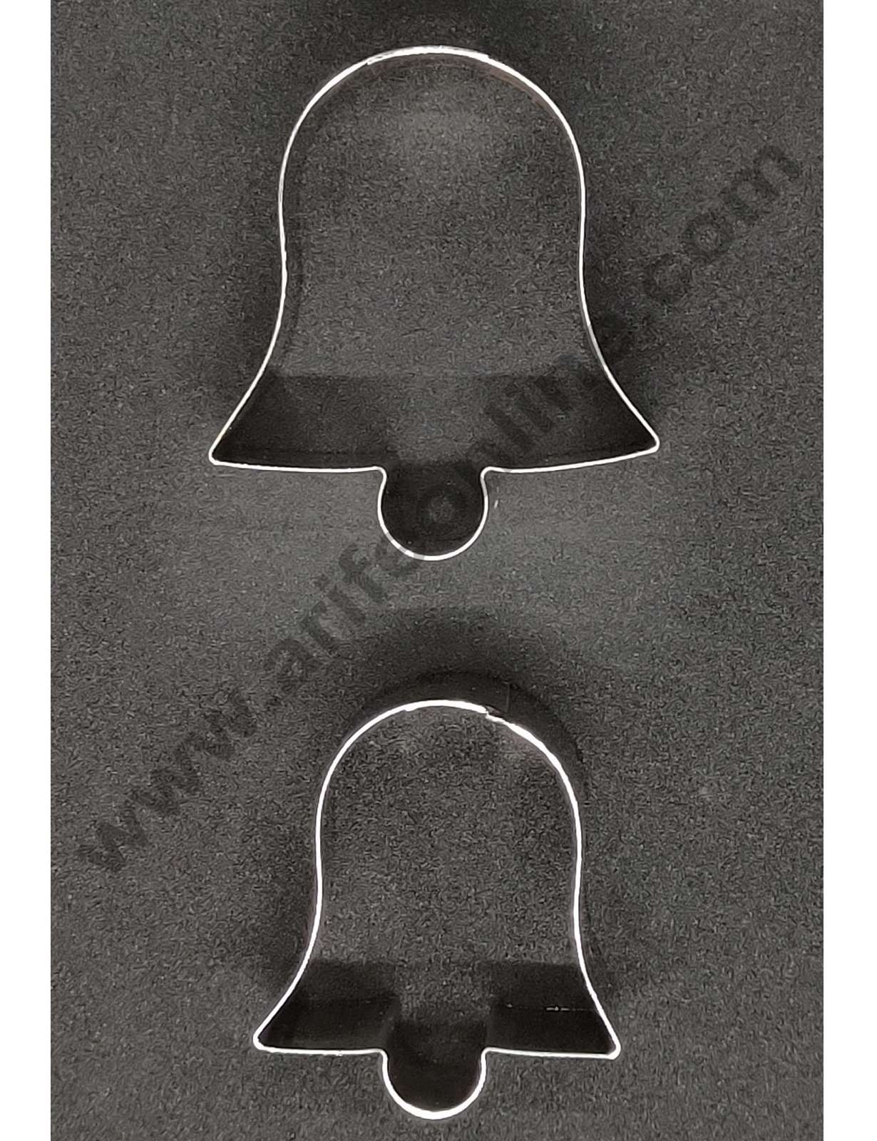 Cake Decor Steel Cutter 2 Pc Christmas Bell Shape Cookie Cutters ...