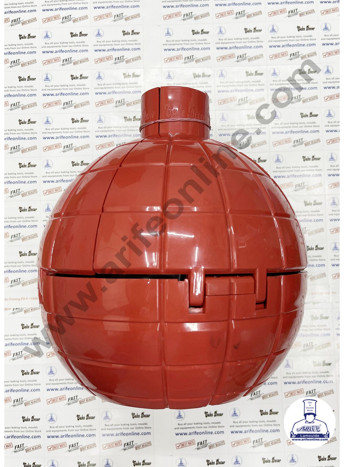 Cake Decor Surprise Plastic Bomb Shaped Cake Gift Box - Red – Arife ...