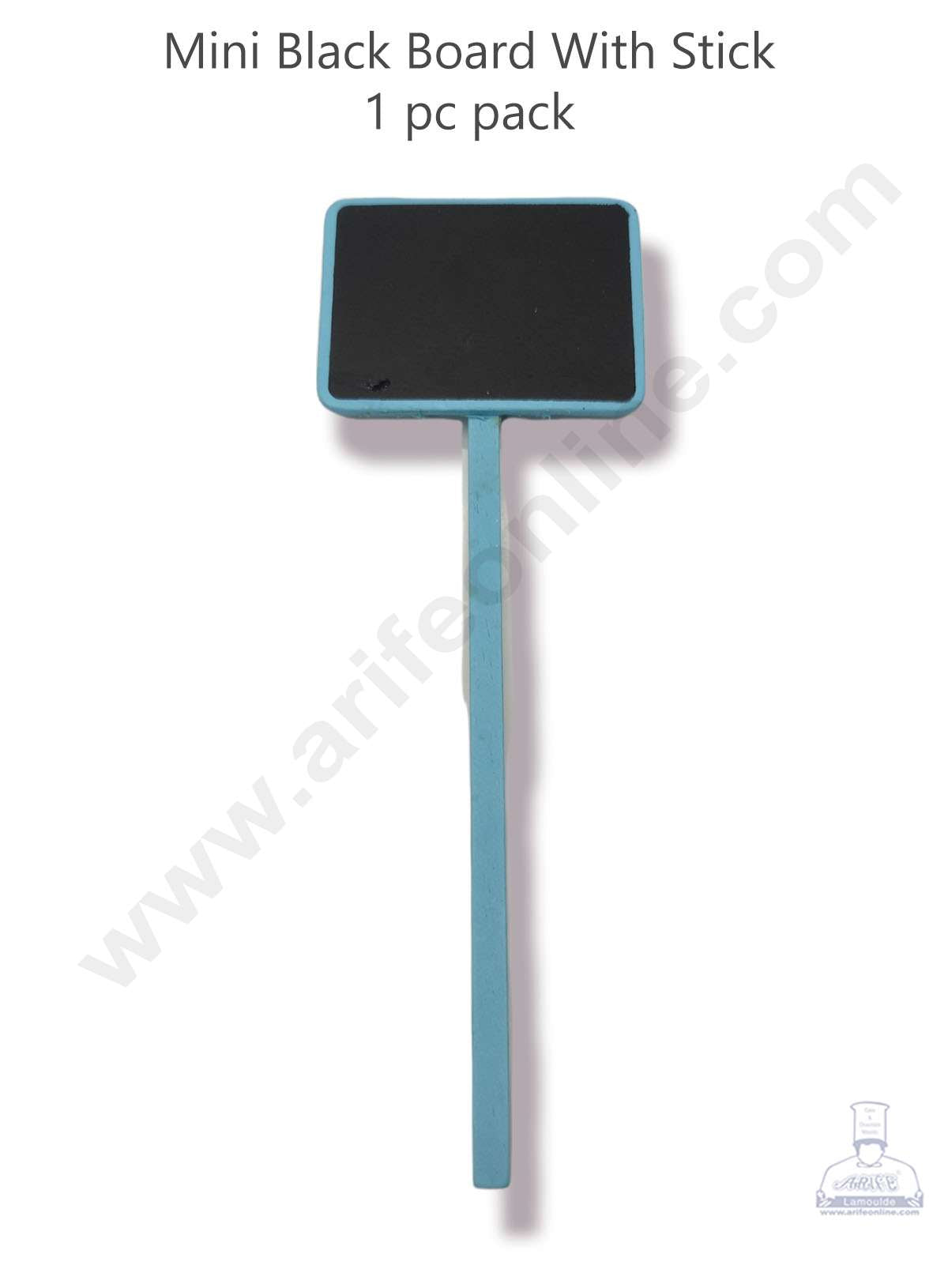 Cake Decor™ Mini Black Board With Stick - Blue ( 1 pc pack ) SBAD-001 ...