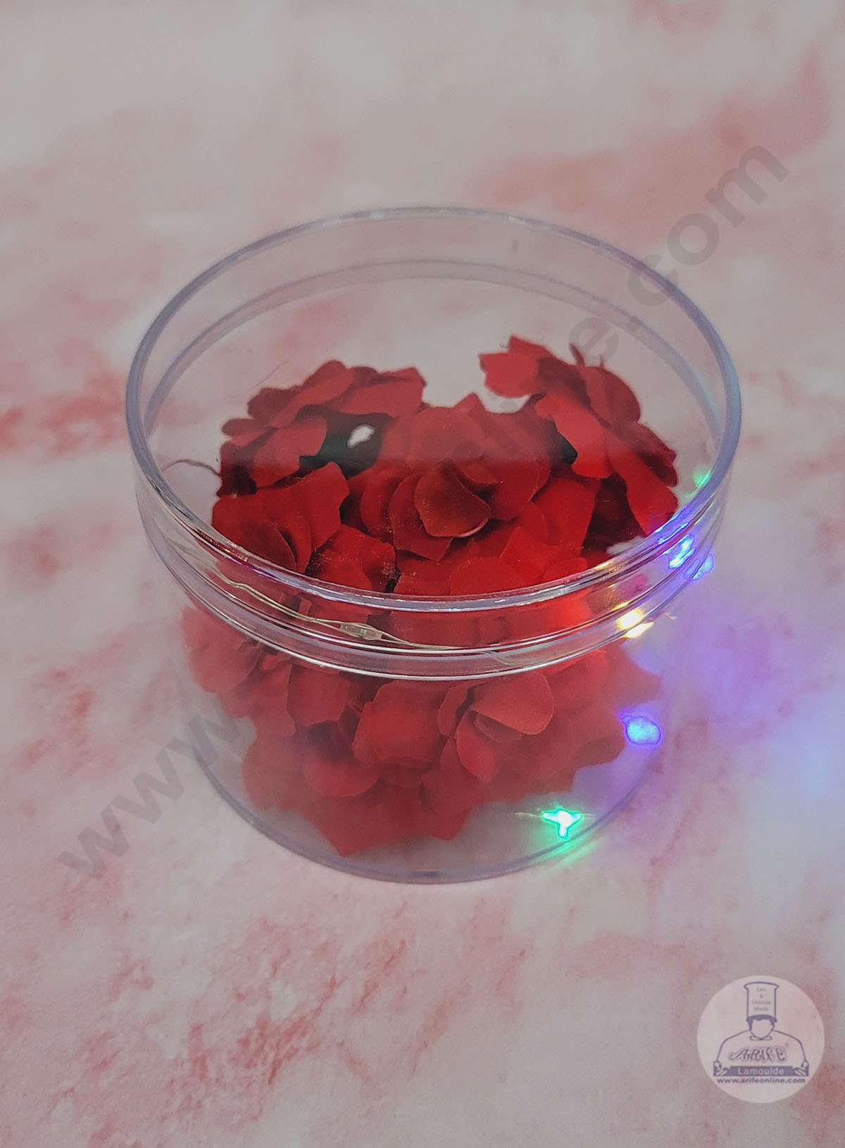 Cake Decor™ Transparent Acrylic Dessert Cylindrical Tub With Lid (Pack ...