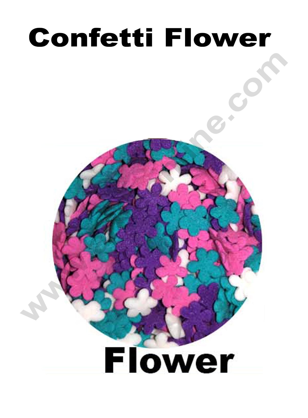 Cake Decor Sugar Candy - Confetti Flower Multi Color – Arife Online Store