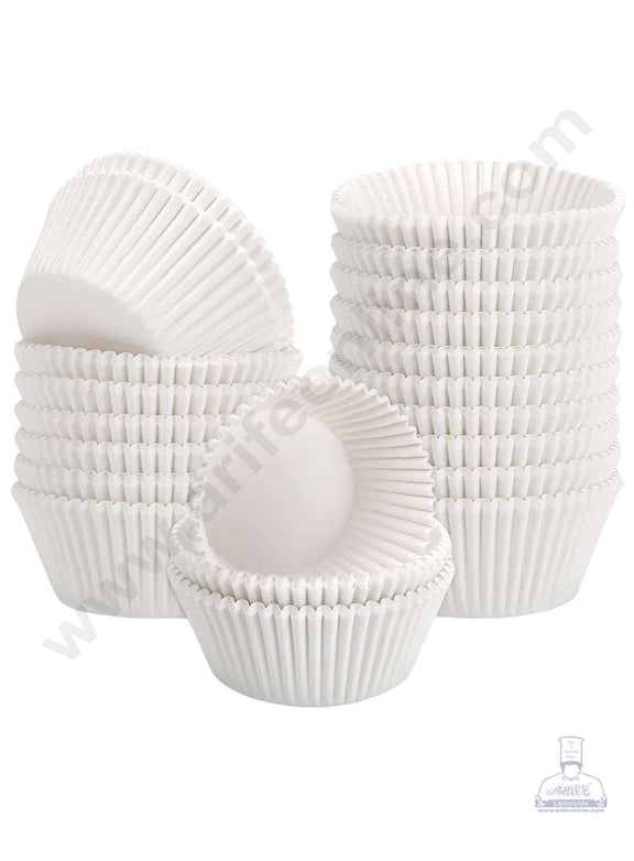 Home Cake Decor™ White Paper Cupcake Liner Cylinder Pack - 7.5cm (1000 ...