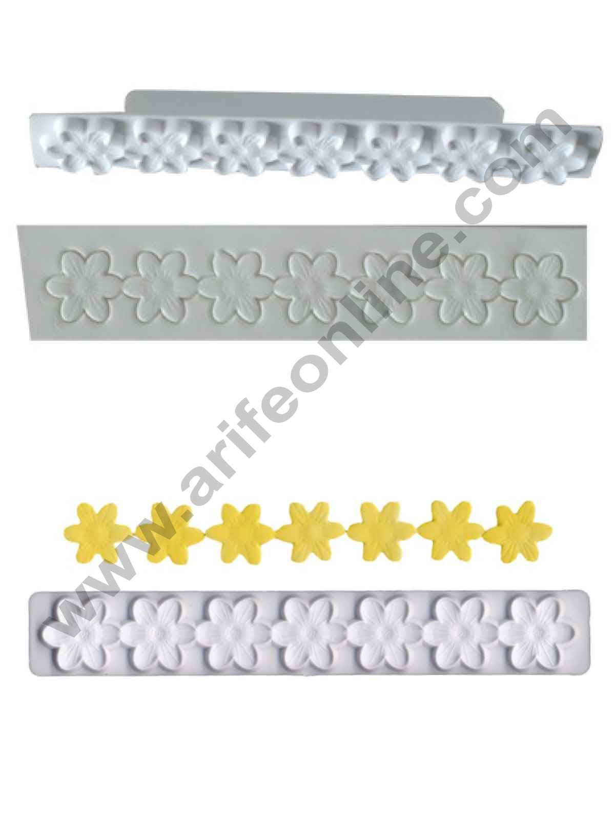 Cake Decor 1pc Daisy chain/Bead impression Cutter Cake Fondant Tool ...