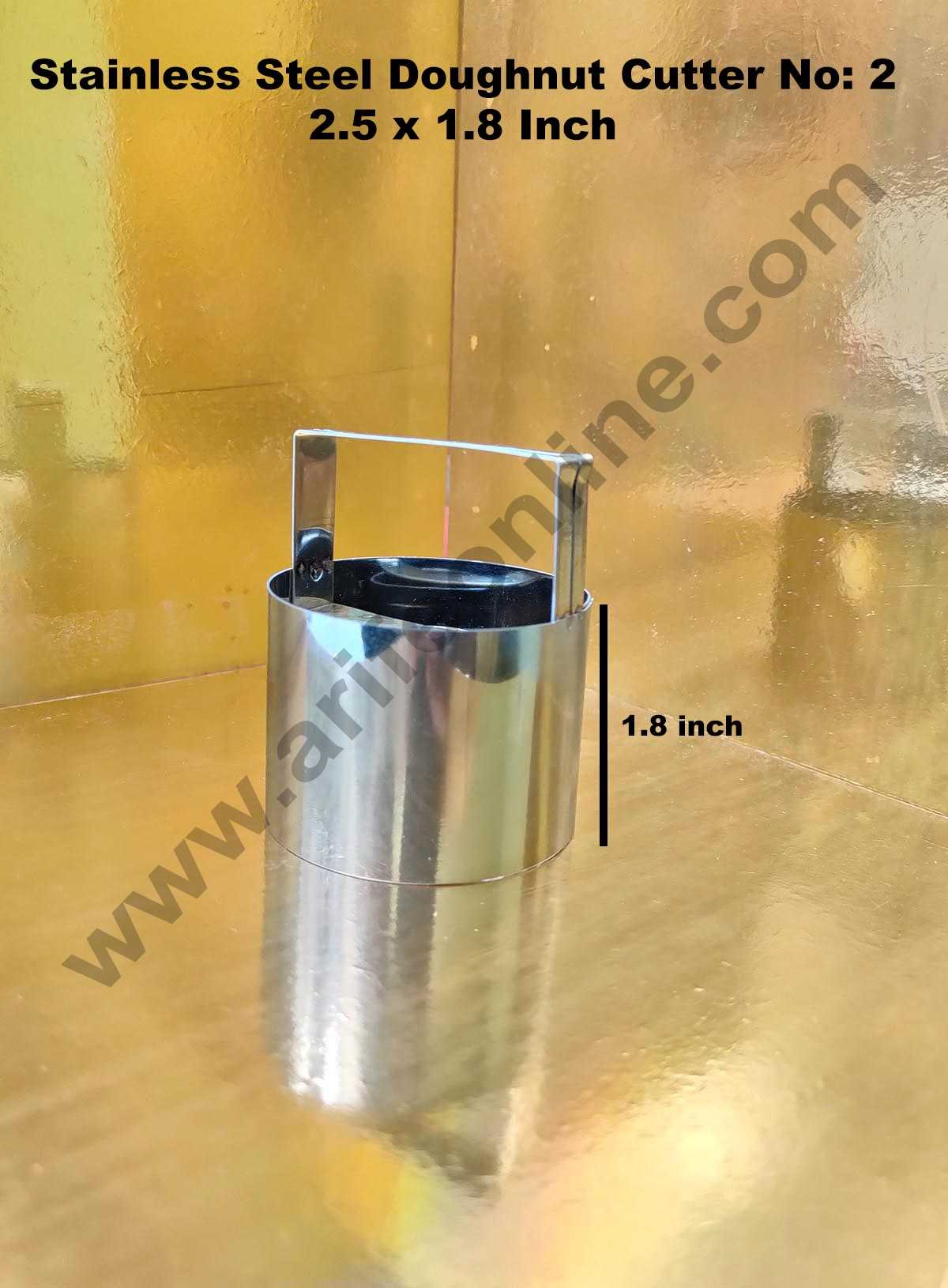 Cake Decor 1Pc Doughnut Stainless Steel Donut Cutter Cookie Cutter Too ...