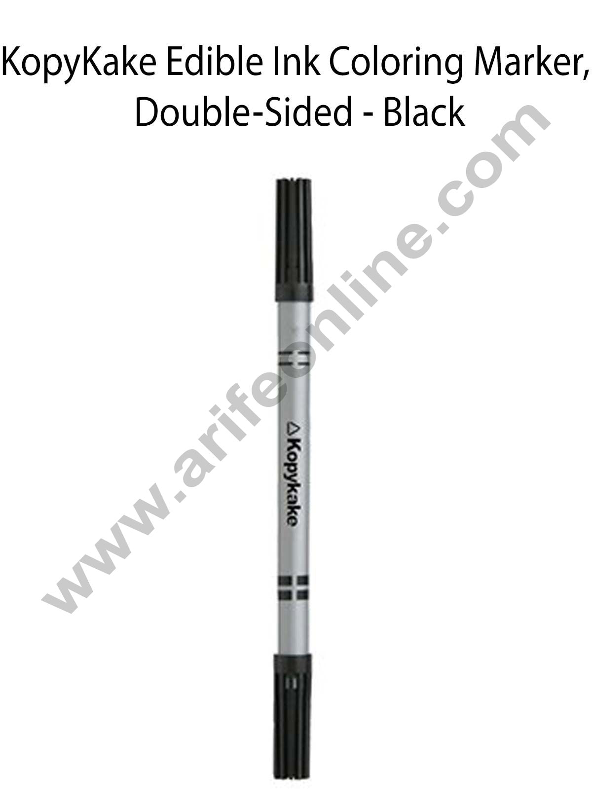 KopyKake Edible Ink Coloring Marker Double-Sided - Black(1pc) – Arife ...