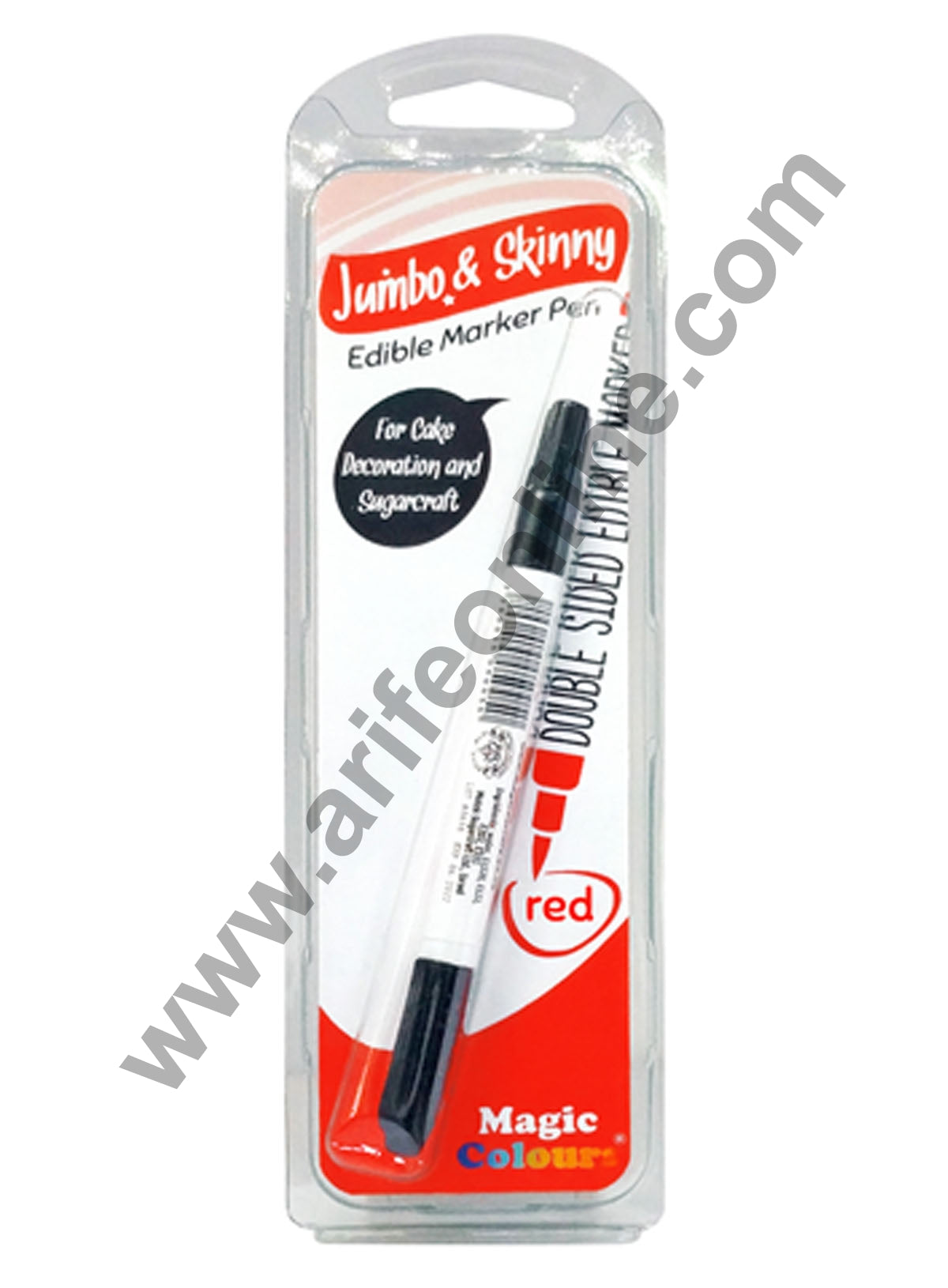 Magic Colours Double Sided Edible Marker Pen (Red) – Arife Online Store