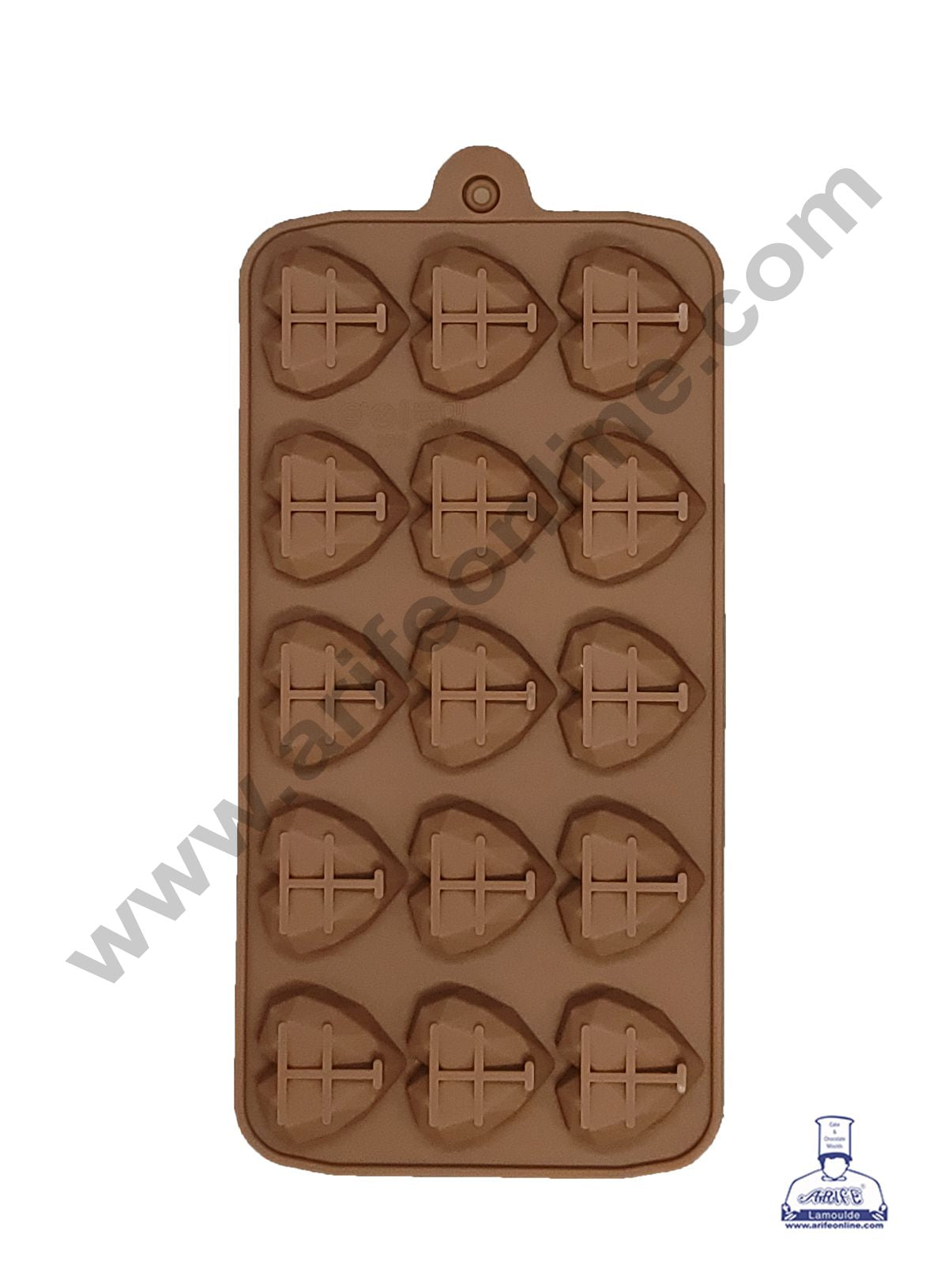 Cake Decor Silicon 15 Cavity Heart Pinata Chocolate Mould, Jelly Candy ...