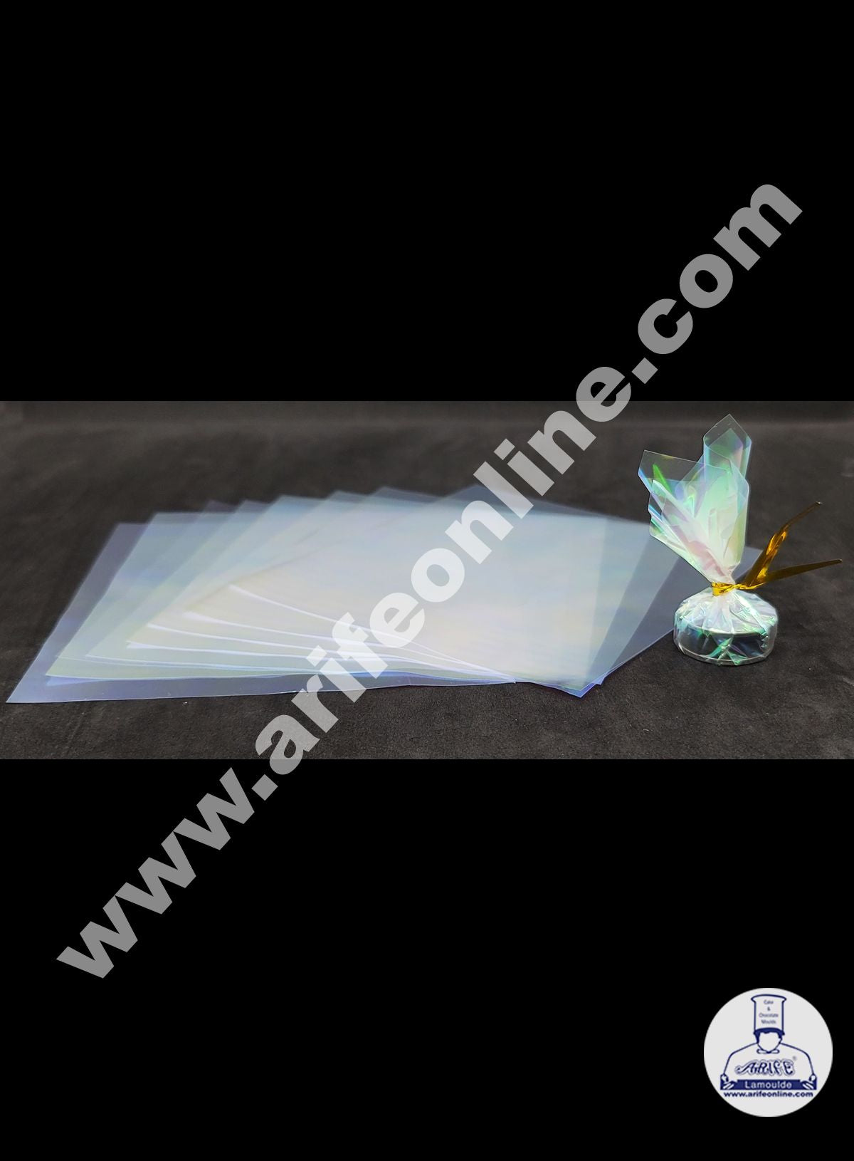 Cake Decor Transparent Rainbow Chocolate Wrapper – Arife Online Store