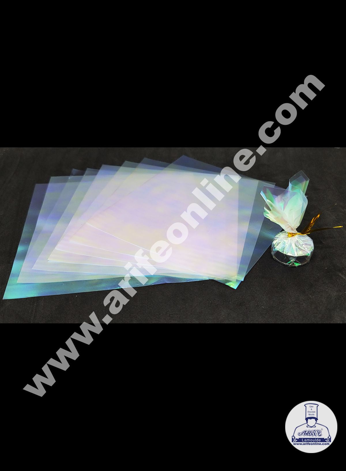 Cake Decor Transparent Rainbow Chocolate Wrapper – Arife Online Store