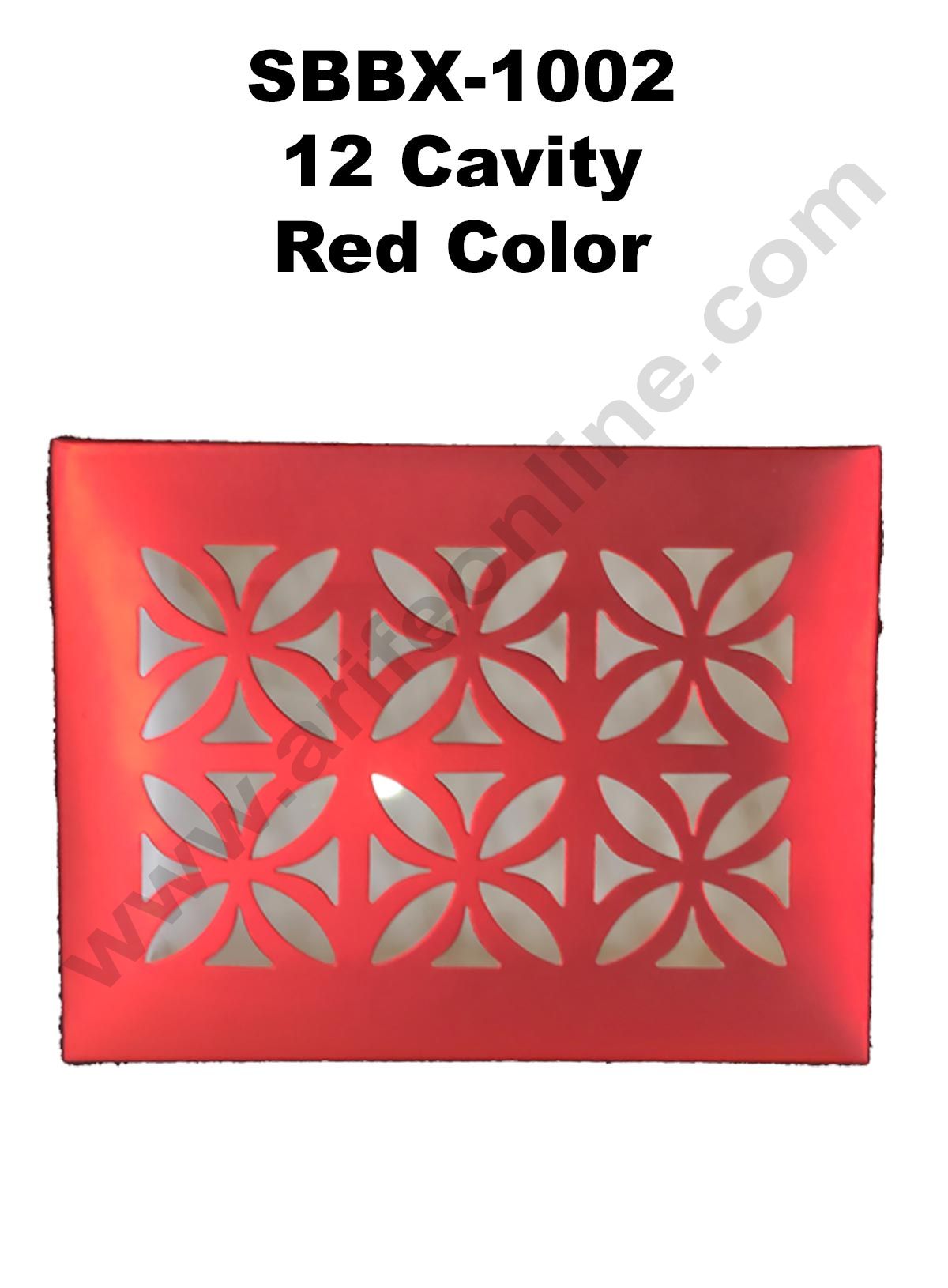 Cake Decor Red Color 12 Cavity Cardboard Paper Chocolate Boxes Candy B ...