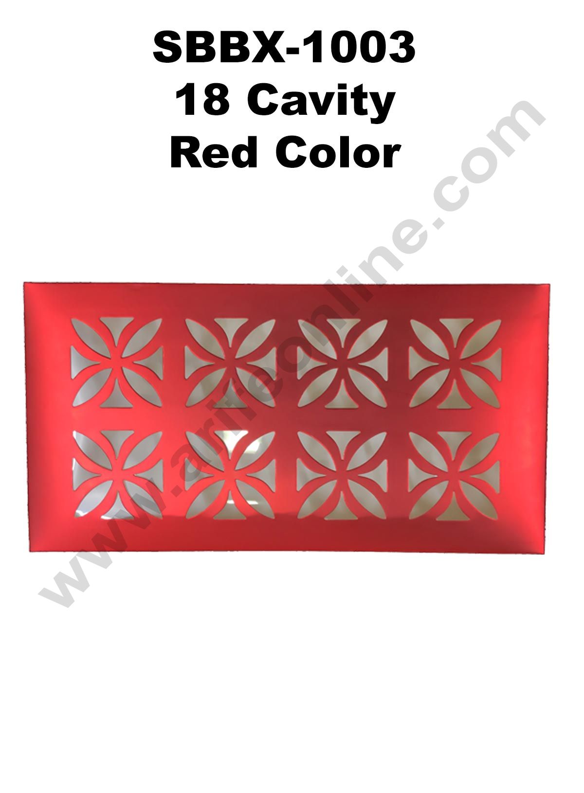 Cake Decor Red Color 18 Cavity Cardboard Paper Chocolate Boxes Candy B ...