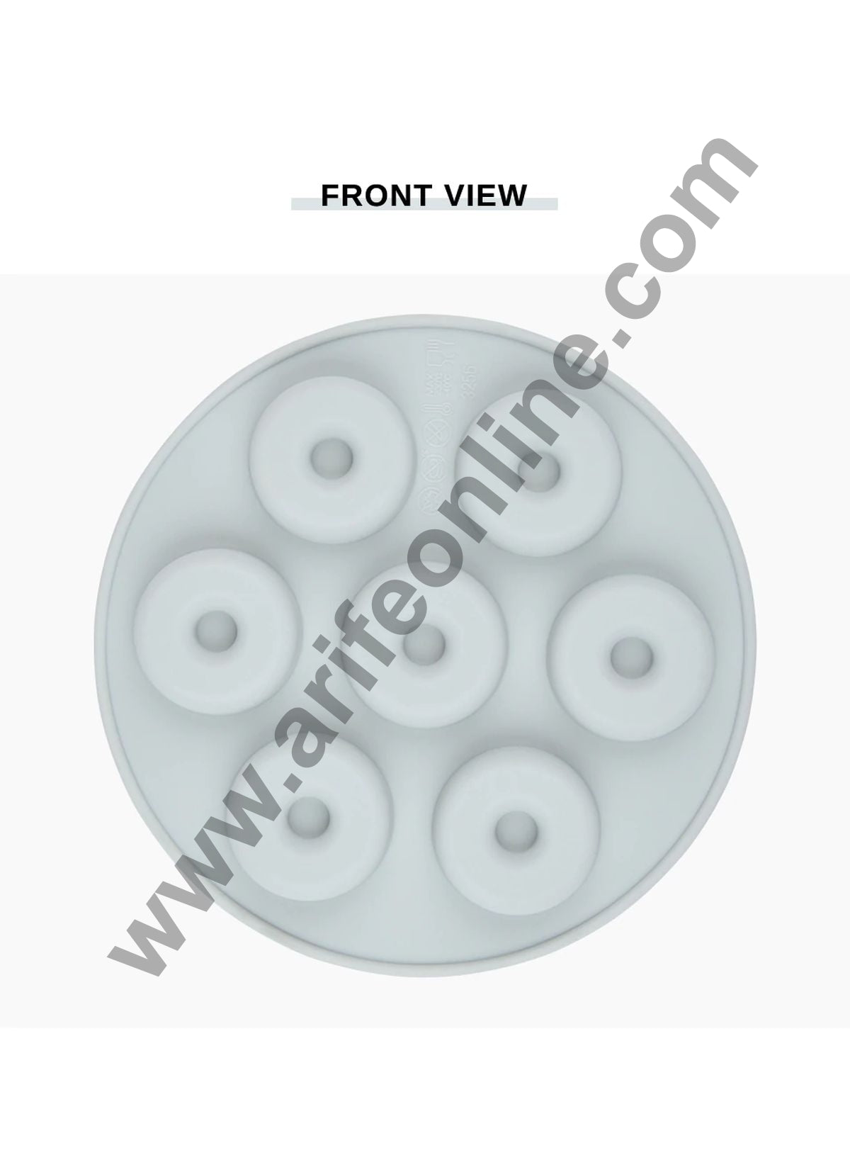 Cake Decor 7 Cavity Chocolate Mould Silicone Mini Donut Polo Silicon J ...