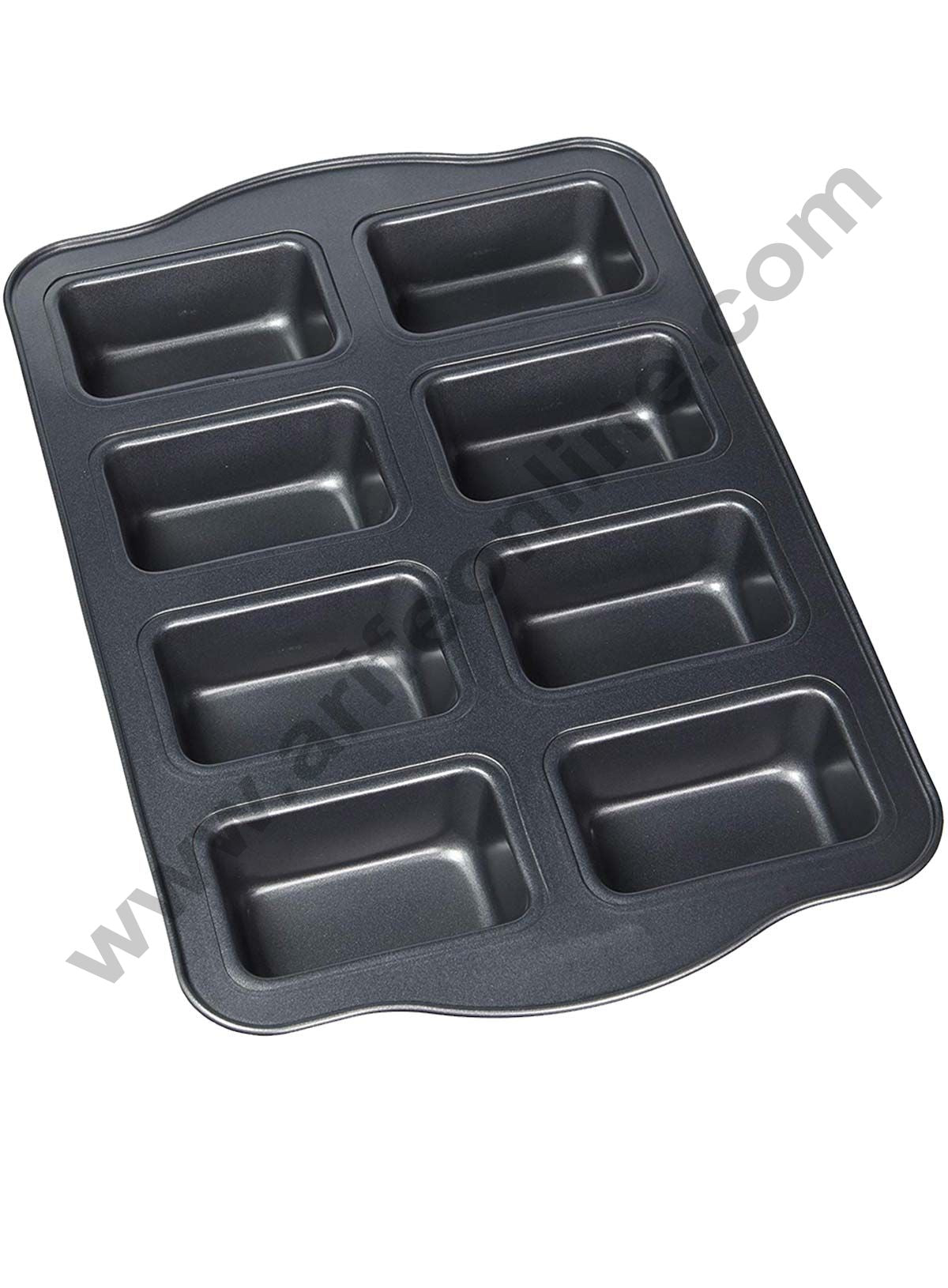 Cake Decor Non Stick 8 Cavity Rectangle Mini Bread Loaf Muffin Mould ...