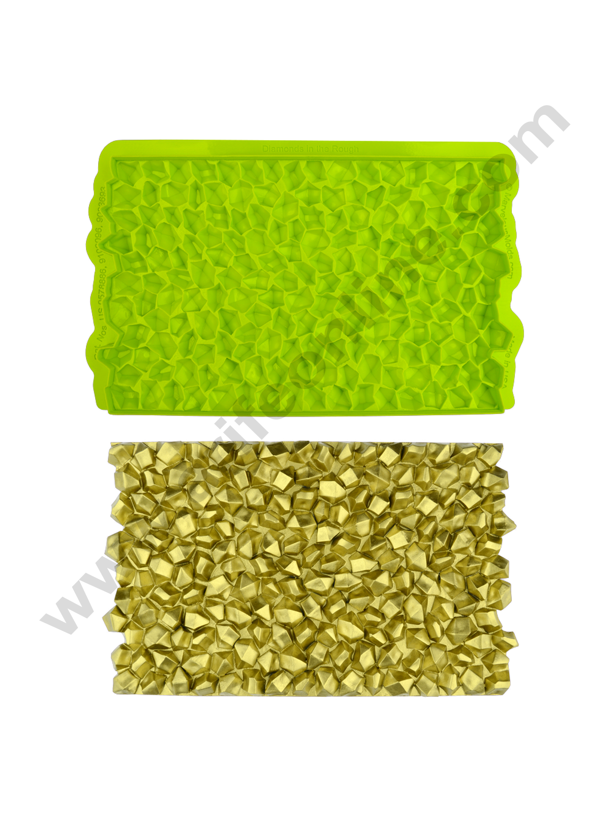 Cake Decor Silicone Diamonds in the Rough Continuous Quilting Simpress ...