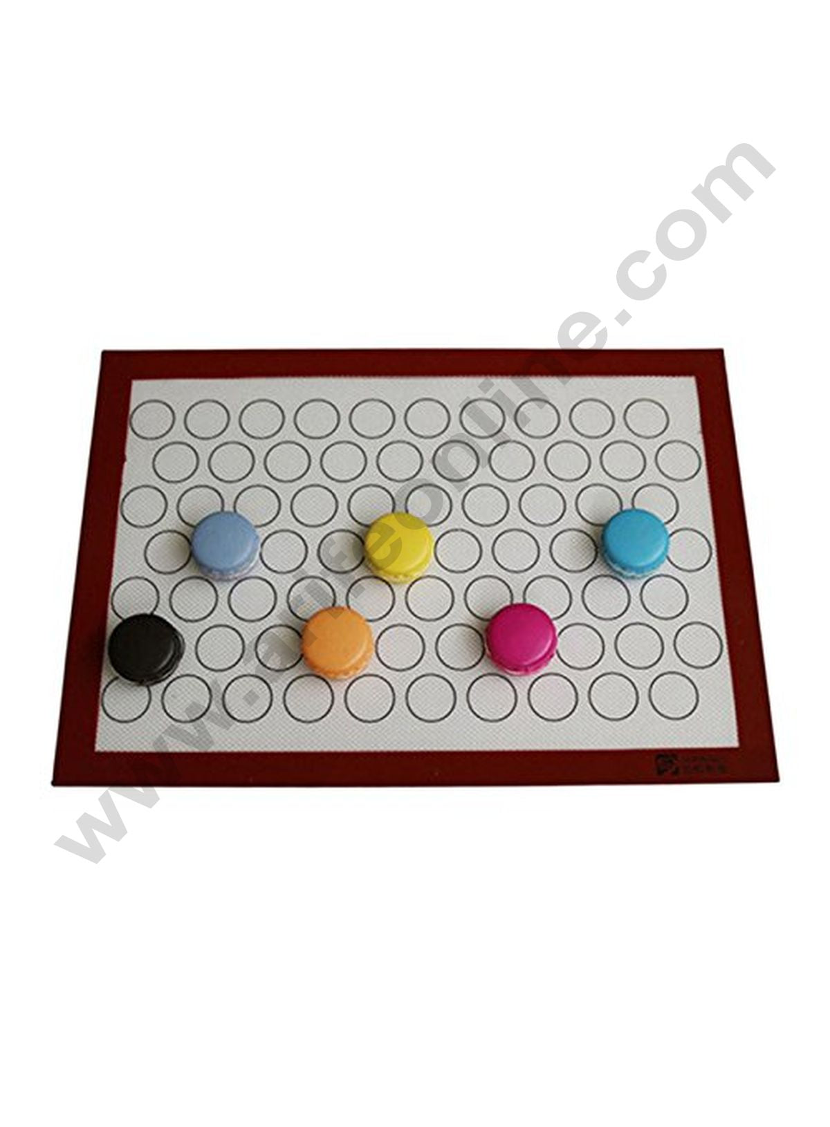 Cake Decor Silicon Baking Mat Pad Sheet Baking Macaroon Mat Flour Fond ...