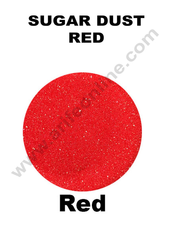 Home Cake Decor Sugar Dust Sprinklers - Red