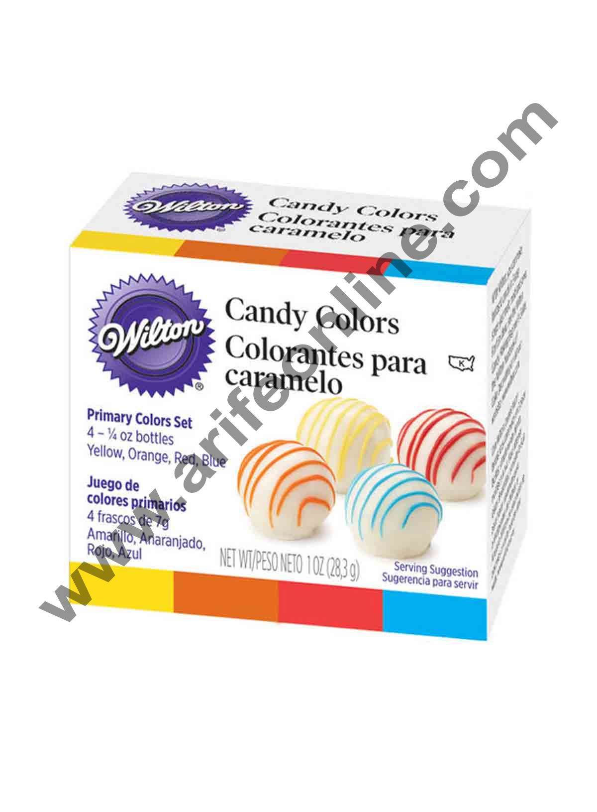 Wilton Primary Candy Color Set of 4 – Arife Online Store