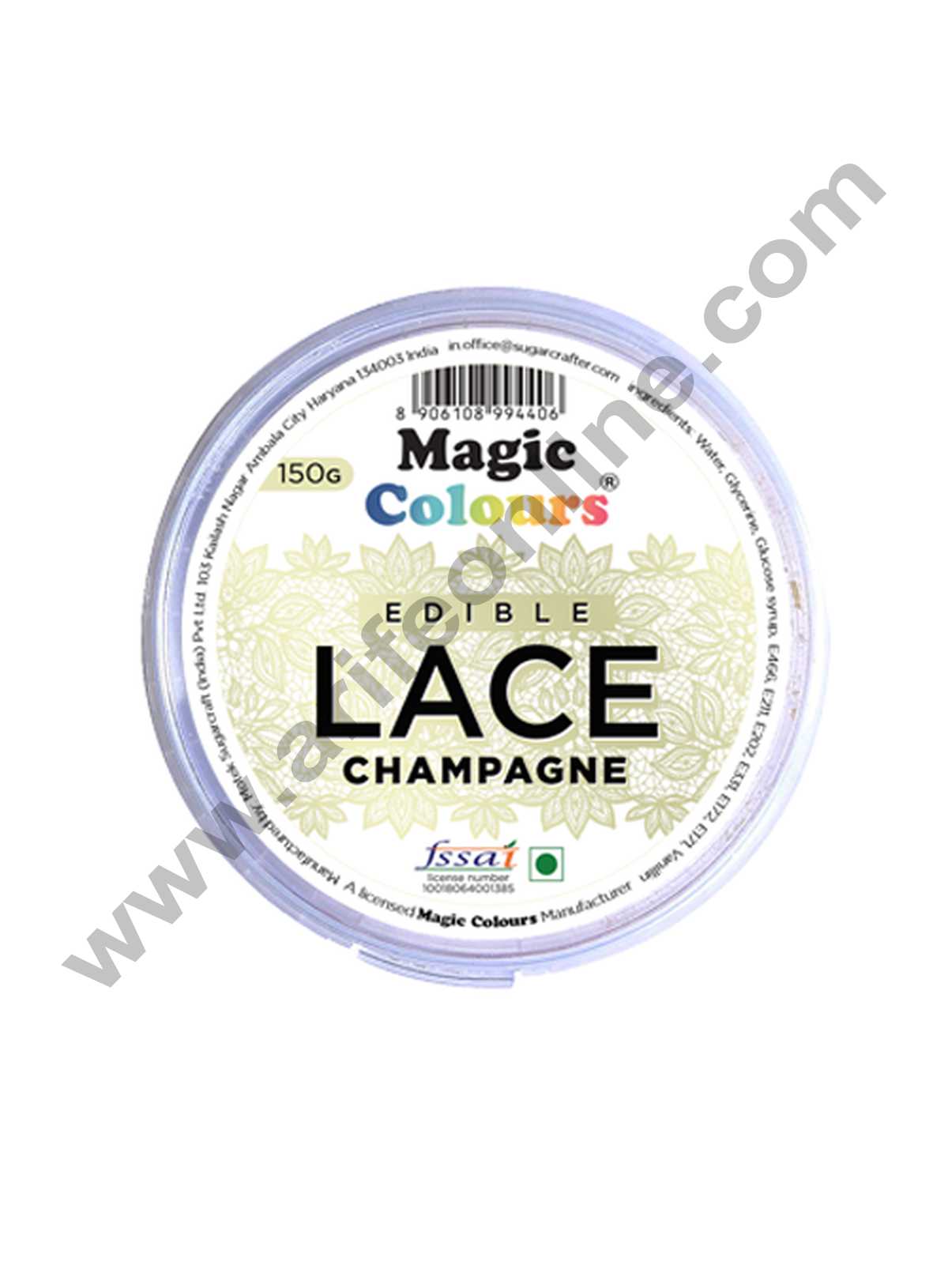 Magic Colours - Edible Lace - Champagne - 150g – Arife Online Store