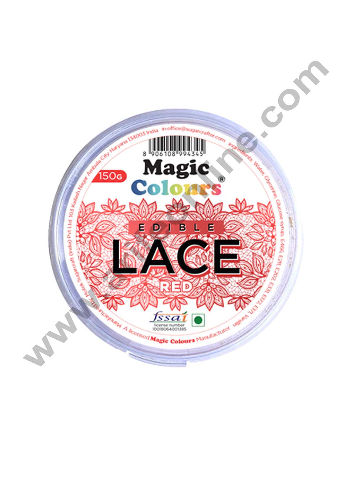 Magic Colours - Edible Lace - Red - 150g – Arife Online Store