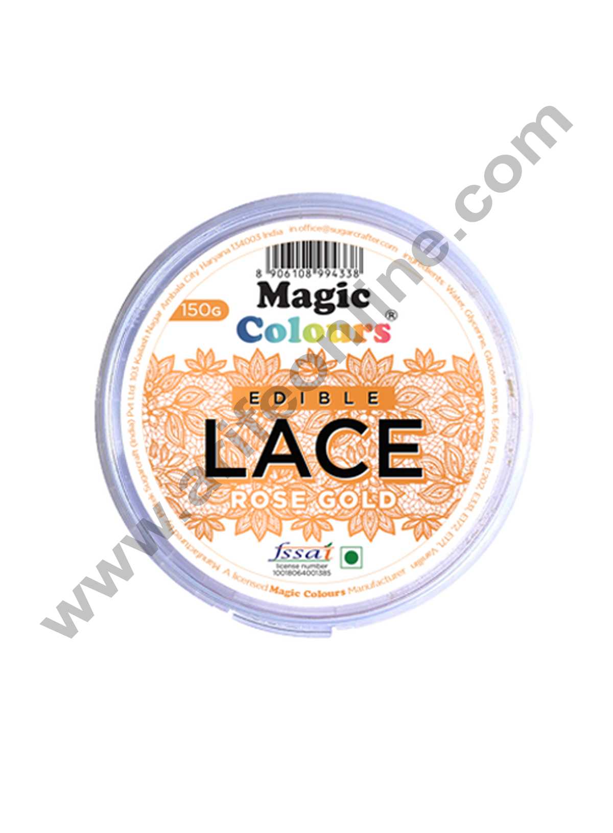 Magic Colours - Edible Lace - Rose Gold- 150g – Arife Online Store