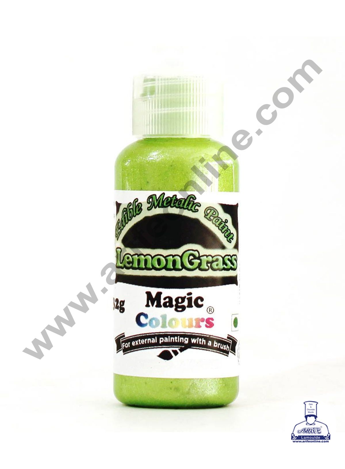 Magic Colours Edible Metallic Paint Colour- Lemon Grass (32g) – Arife ...