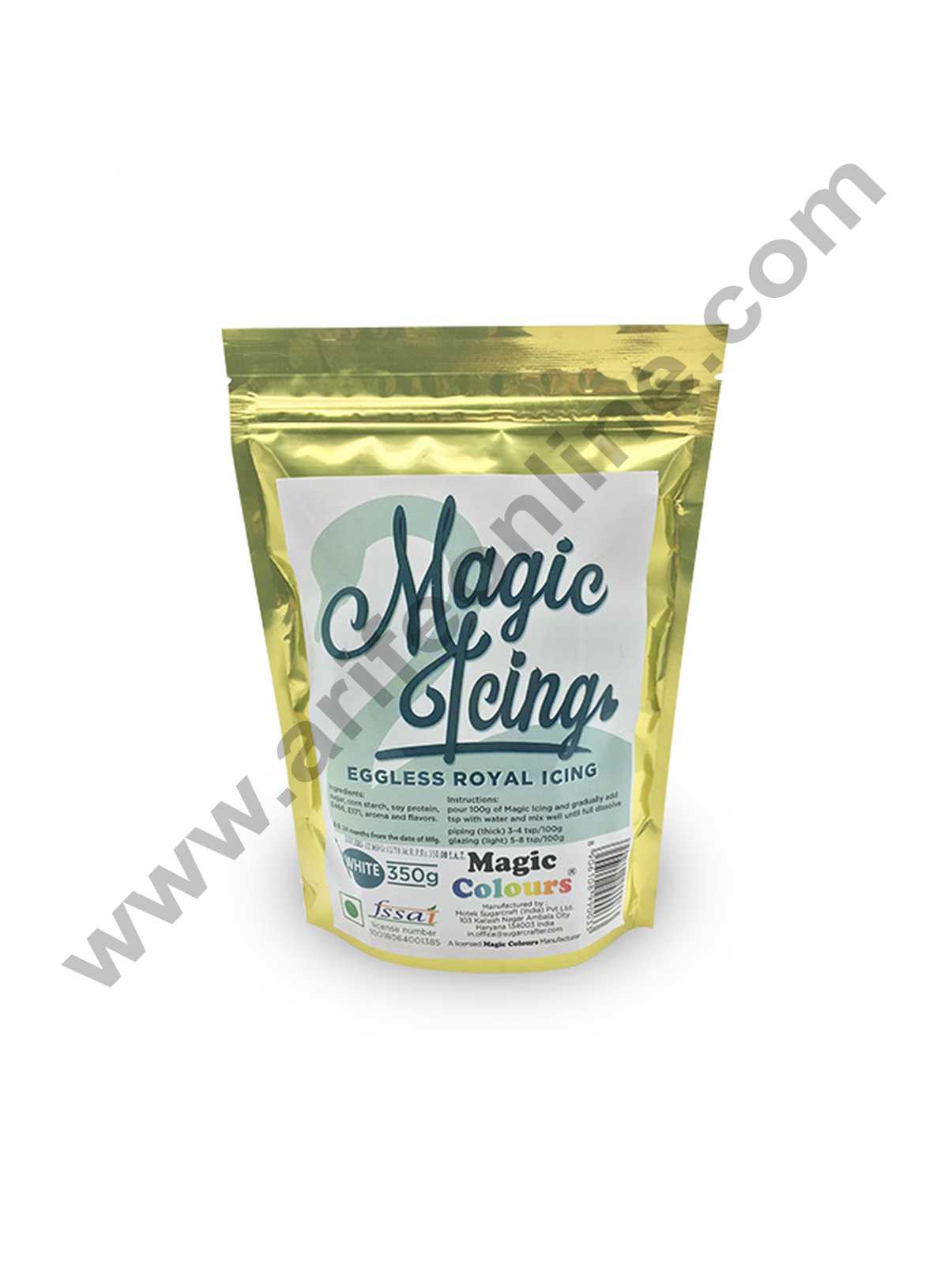 Magic Colours Eggless Royal Icing White 350 g – Arife Online Store
