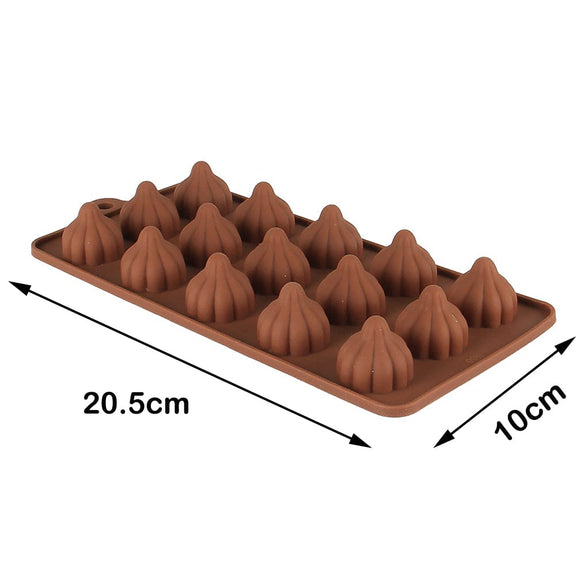 Home Cake Decor Modak Shape 15 Cavity Chocolate Mould, Ganesh Chaturti ...