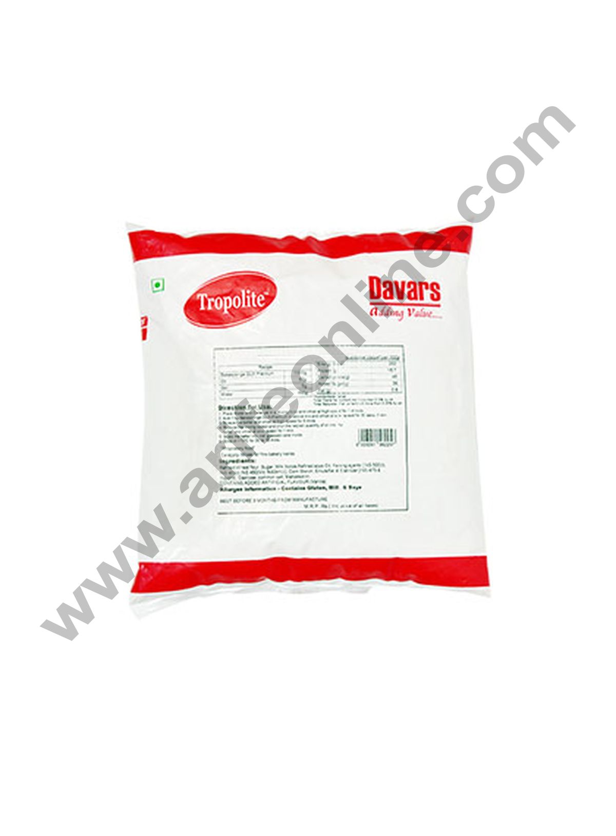 Tropilite Premix For Egg Free Chocolate Sponge Mix All Time- CH (1kg ...