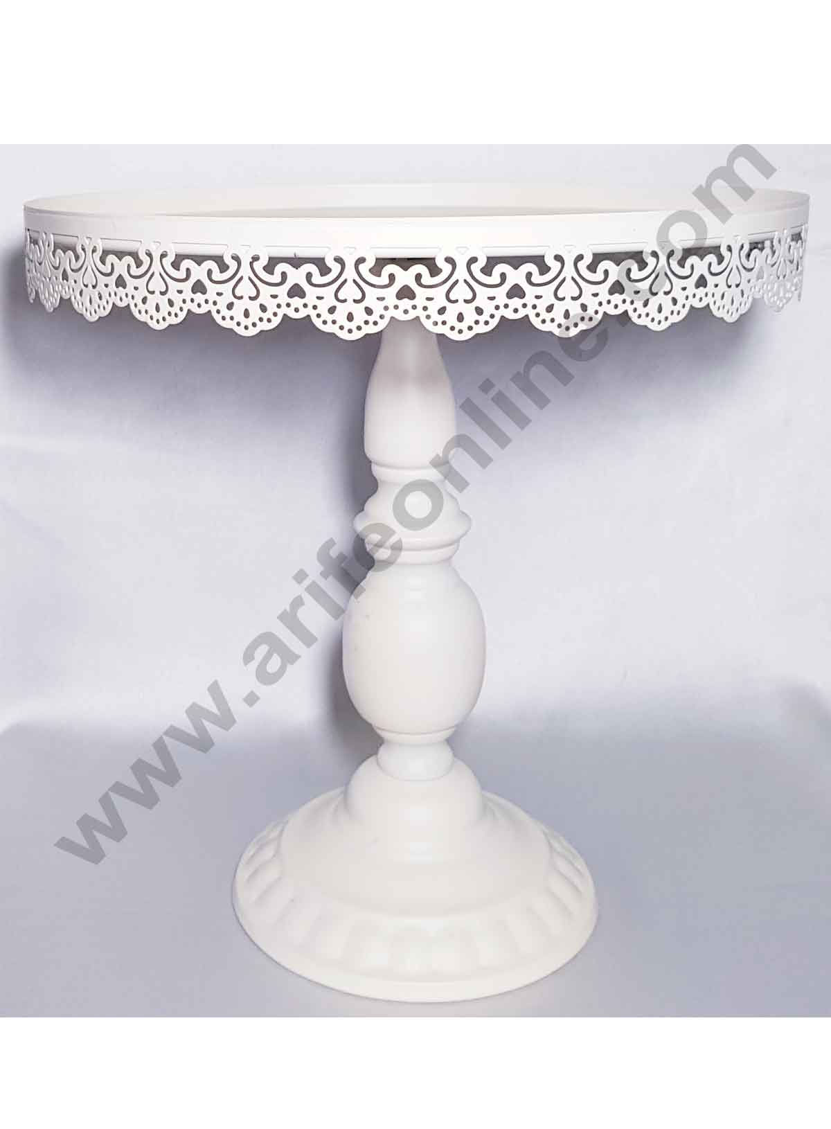 Cake Display Stands White 12 inch Height – Arife Online Store